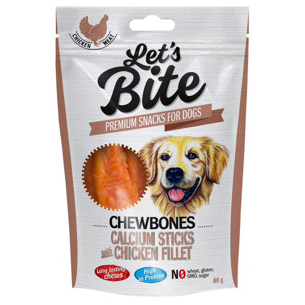 Brit Let´s Bite Chewbones Calcium Sticks with Chicken Fillet 300g - Maškrty a pamlsky pre psov ...