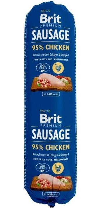 Brit Premium Chicken 800 g - Salámy pre psov | Animals.sk