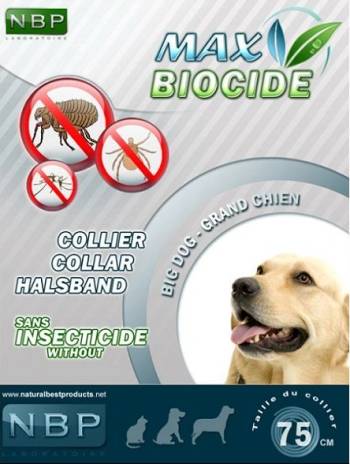 Max Biocide Antiparazitný obojok 75 cm - Obojky proti kliešťom a blchám ...